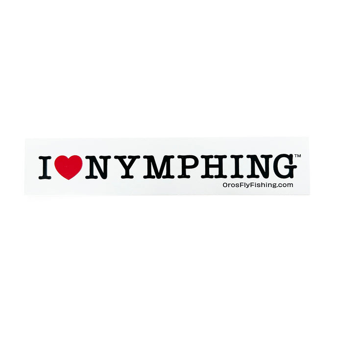 I Heart Nymphing Sticker – OrosFlyFishing